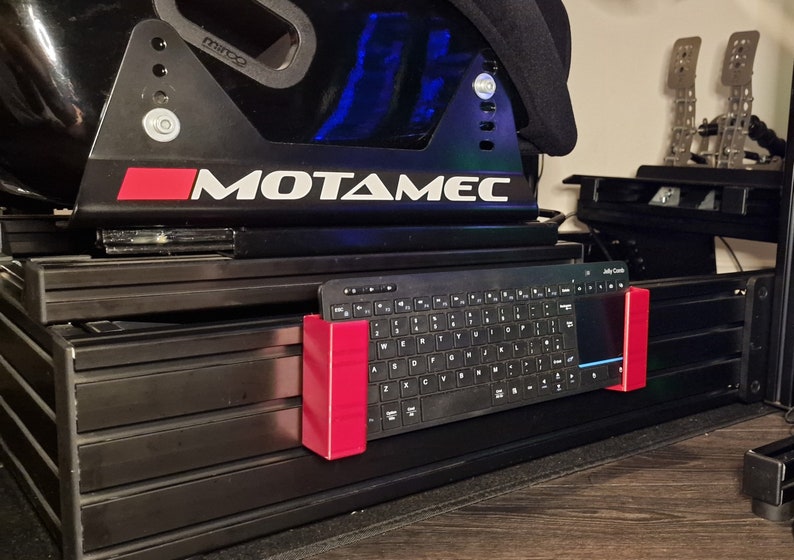 Sim Racing Keyboard Holder for 40 Series Profile T Slot Rig E.g. Simlab ...