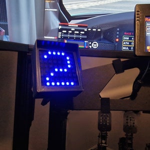 Iflag XL Sim Racing LED Flag Matrix for PC, Works With Simhub, Iracing ...