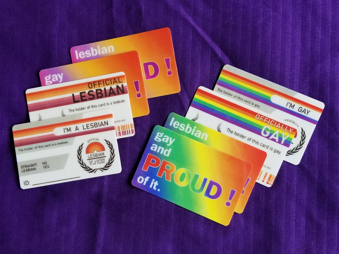 Lesbian Pride Month Set 8 Cards - Etsy