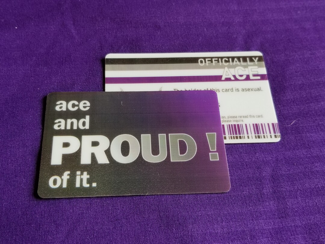Ace Pride Month Set 2 Cards - Etsy