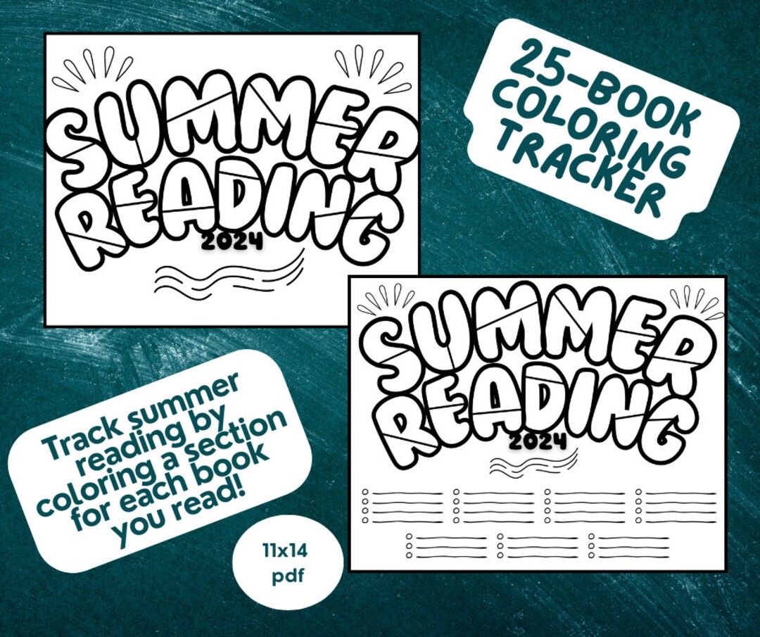 Summer Reading Tracker - Etsy