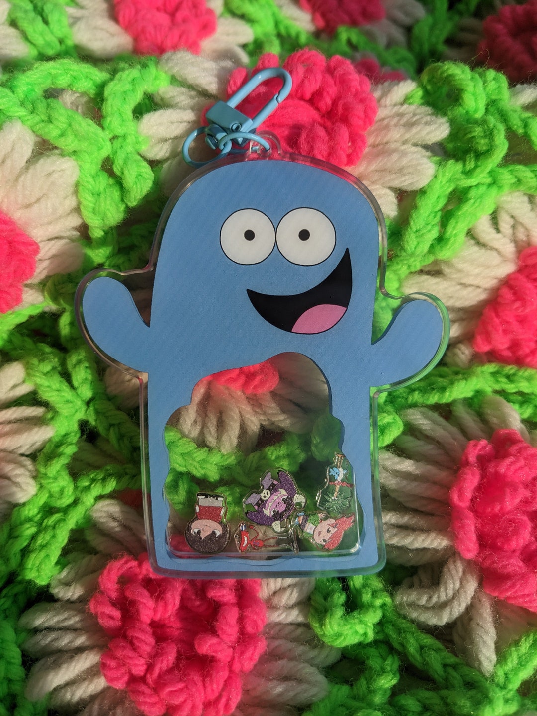 Bloo - Foster's Home for Imaginary Friends Shaker Keychain - Etsy
