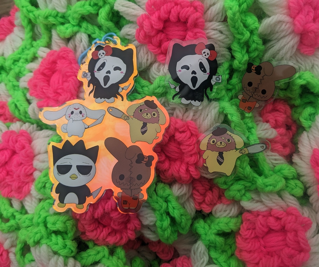 Cute Slashers - Keychain or Pins - Etsy