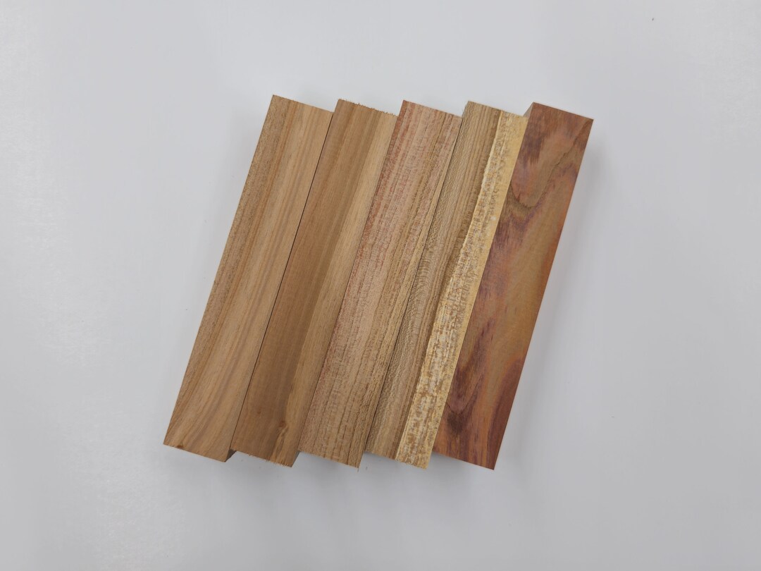 Plum Wood Pen Blanks (set of Five) 7/8"x7/8"x5" - Etsy