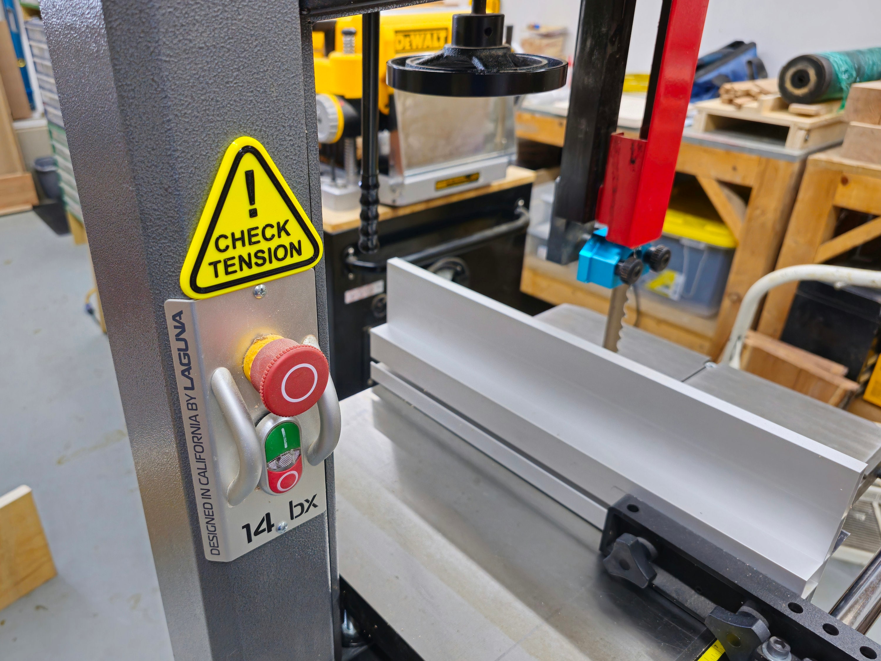 Magnetic "check Tension" Sign for Bandsaws | Protect Your Blades From ...