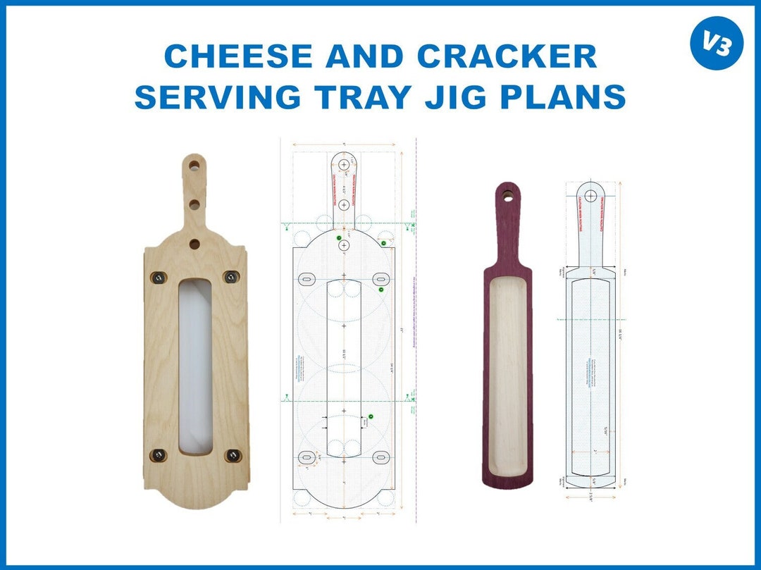 Cheese and Cracker Serving Tray Jig Plans (version 3) - Etsy