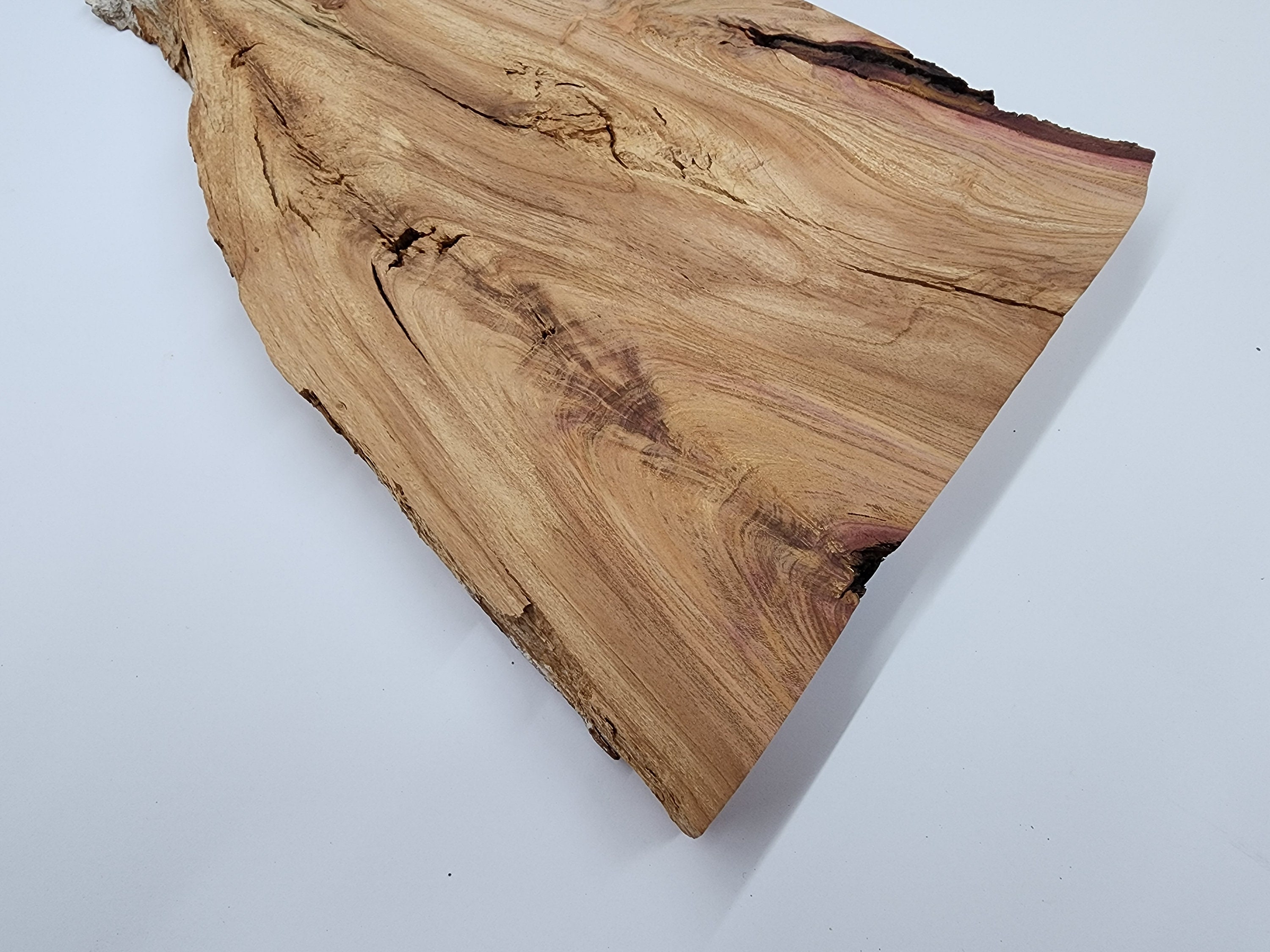 Plum Wood With Live Edge and Crotch Figure - Etsy
