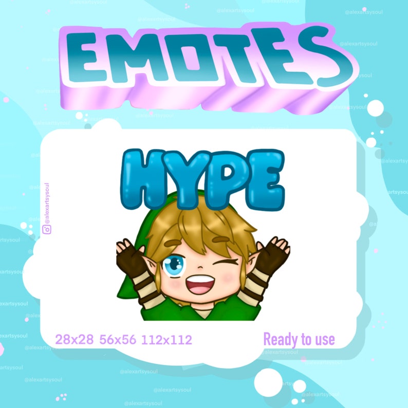 La Légende De Zelda Link Emote Pack | Twitch & Discord - Etsy