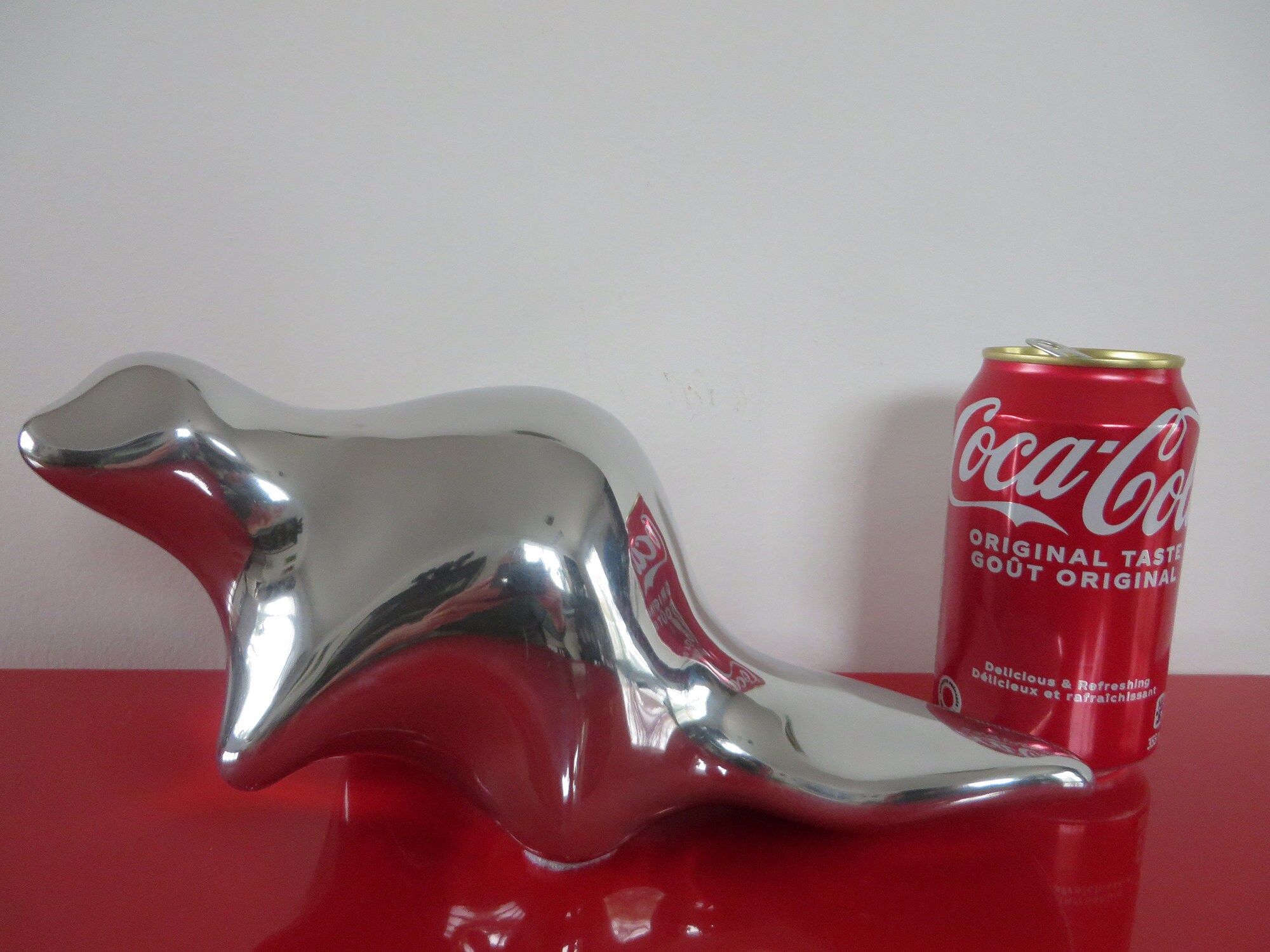 Huge Vintage Polished Aluminum Beaver Hoselton Sculpture - Etsy