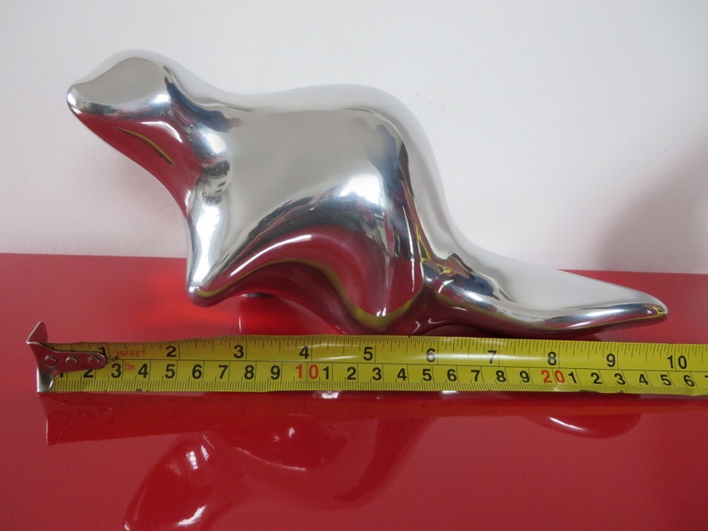 Huge Vintage Polished Aluminum Beaver Hoselton Sculpture - Etsy