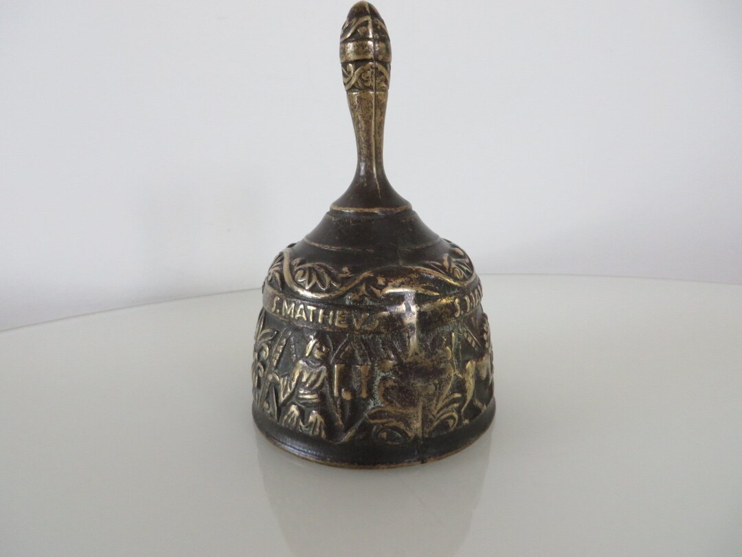 Bronze Bell With the Names Marcus, Johannes, Lucas, Matheus - Etsy