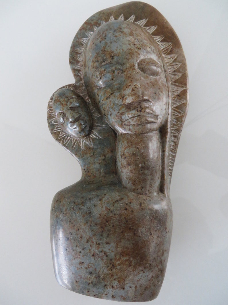 African Stone Sculpture From Mbigou From Gabon - Etsy