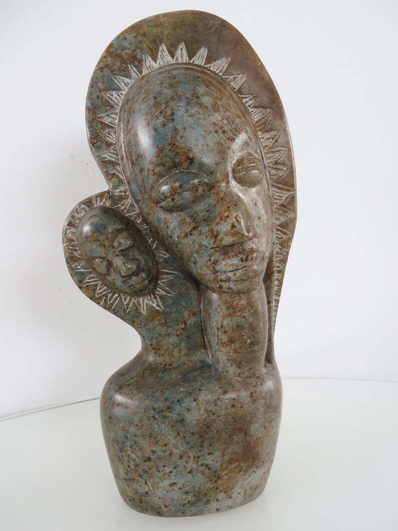 African Stone Sculpture From Mbigou From Gabon - Etsy