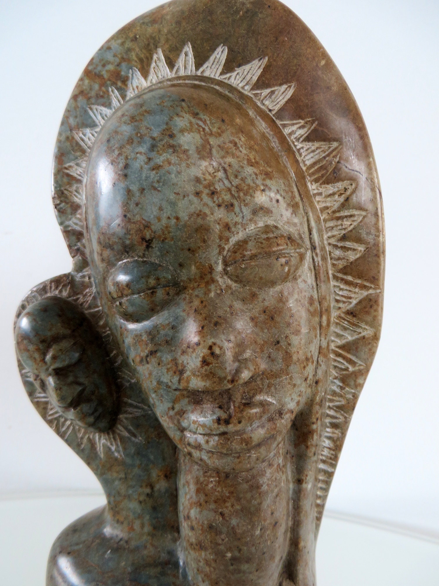 African Stone Sculpture From Mbigou From Gabon - Etsy