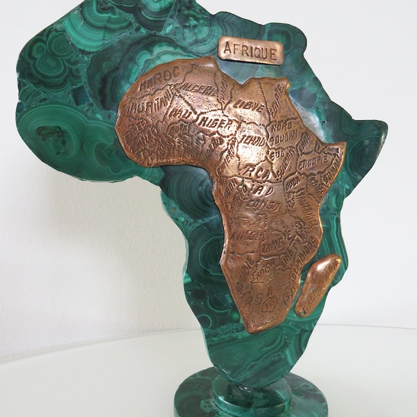 Sculpture Map of Africa - Etsy