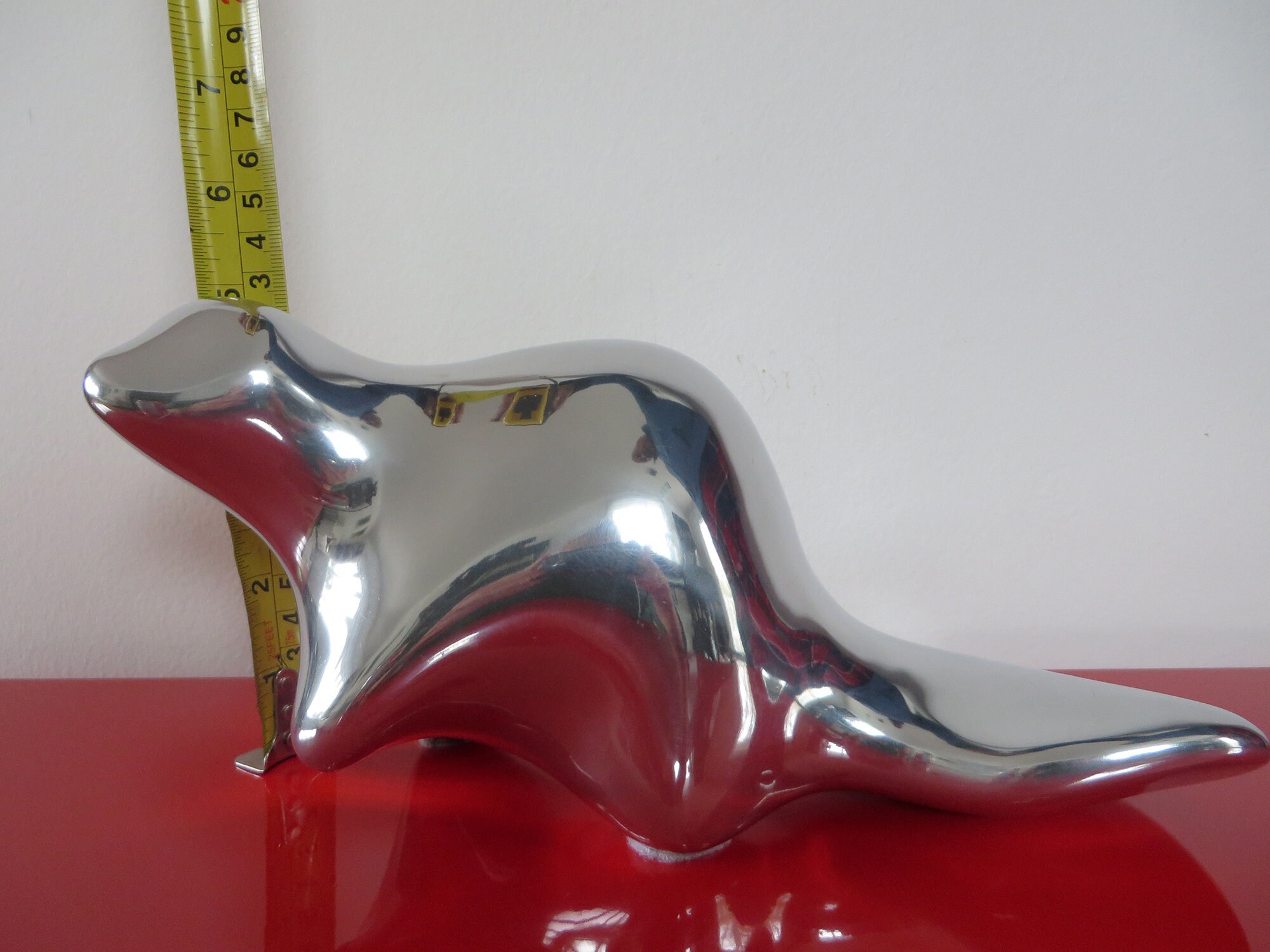 Huge Vintage Polished Aluminum Beaver Hoselton Sculpture - Etsy