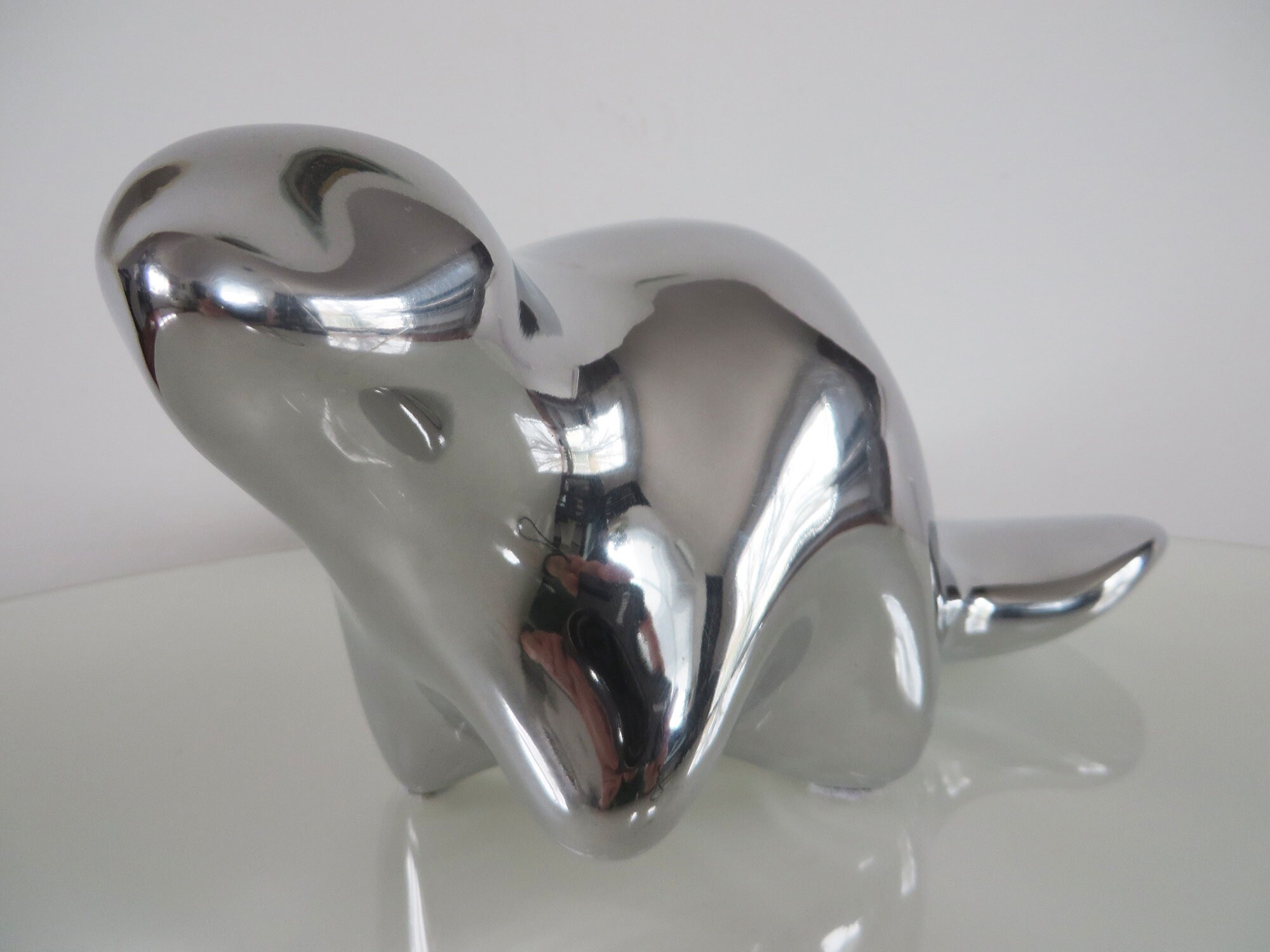 Huge Vintage Polished Aluminum Beaver Hoselton Sculpture - Etsy
