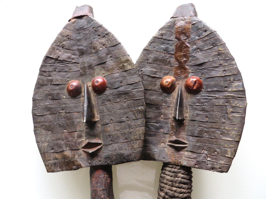 Kota MAHONGWE Reliquary Figure, Gabon in Carved Wood With Slats and ...