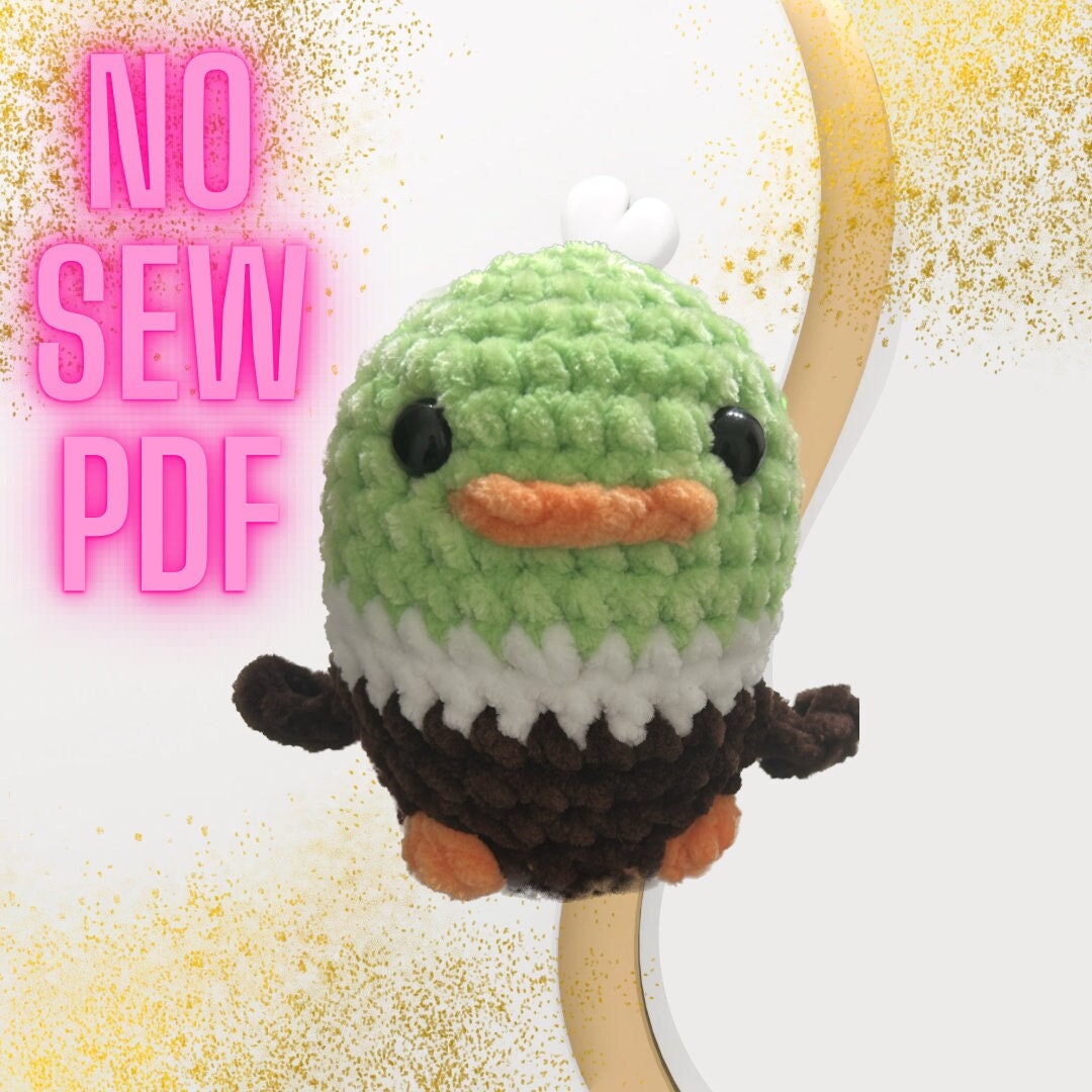 No Sew Crochet Duckie Pattern - Etsy