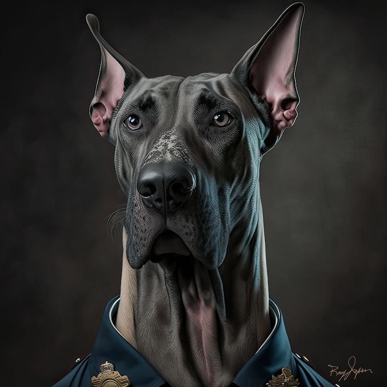 The Majestic Great Dane #1 Image Digital Download - Etsy