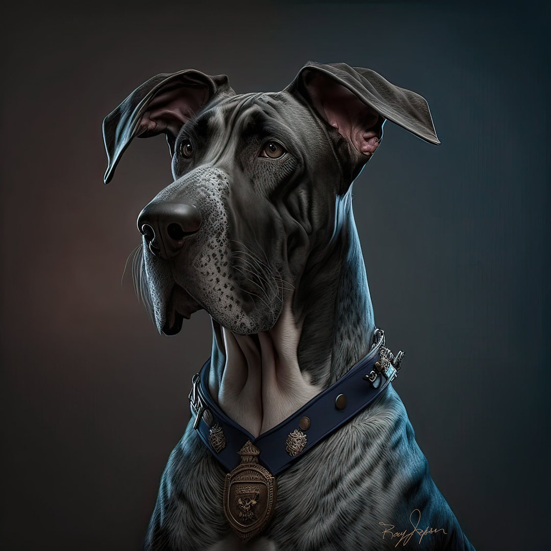 The Majestic Great Dane #4 Image Poster - Etsy