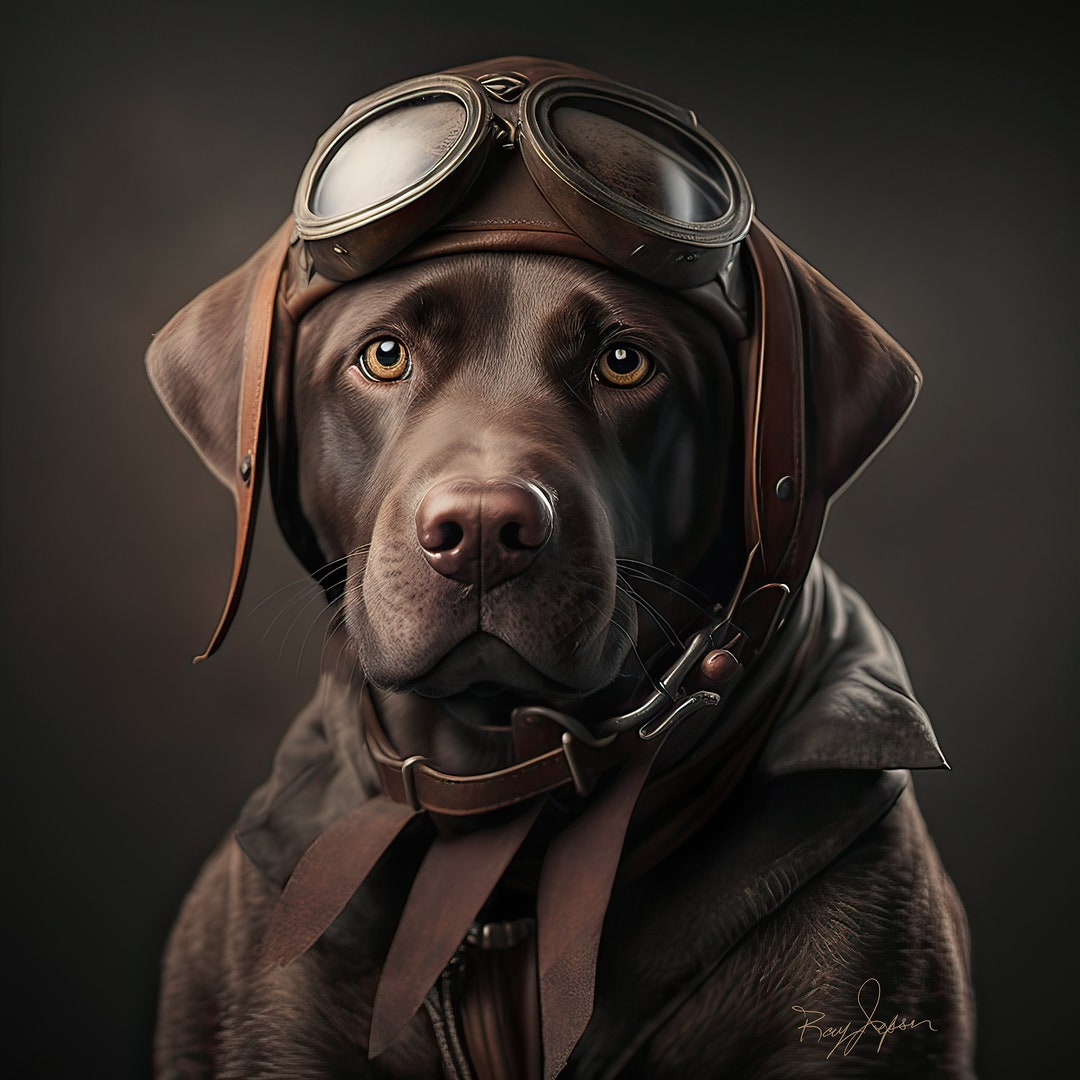 The Pilot #2 - Labrador Image Digital Download - Etsy