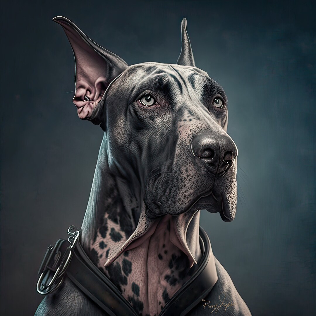 The Majestic Great Dane #3 Image Digital Download - Etsy