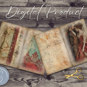 Vintage Voyage Travel Junk Journal Supply: Victorian Flower Pack ...