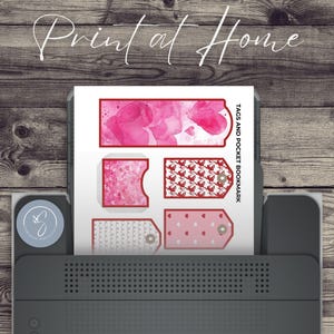 Hearts Galore Mix and Match Printable Valentine Folio Kit With Junk Journal Ephemera, Tags ...