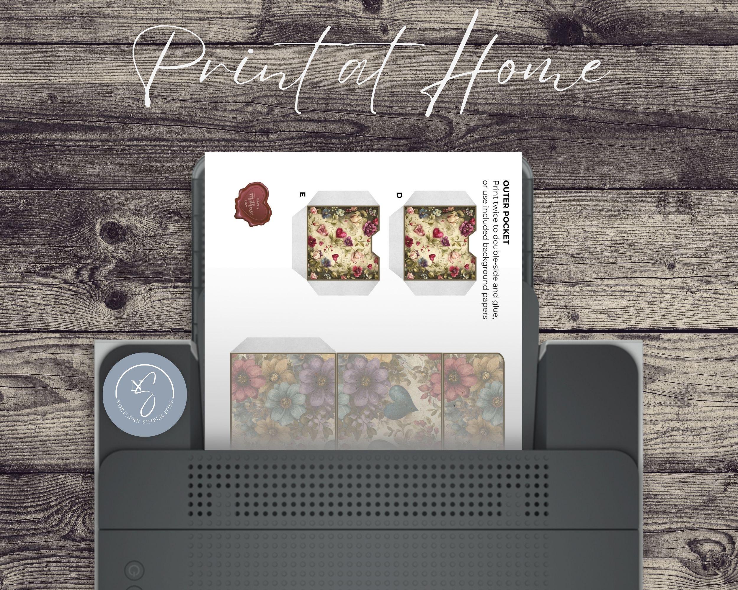 Dear Mom Happy Mail Folio Kit With Pocket Envelope, Gift Card Holder ...
