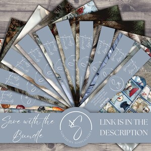 Frosty Friends Digital Paper Christmas Journal Kit Digital Download ...