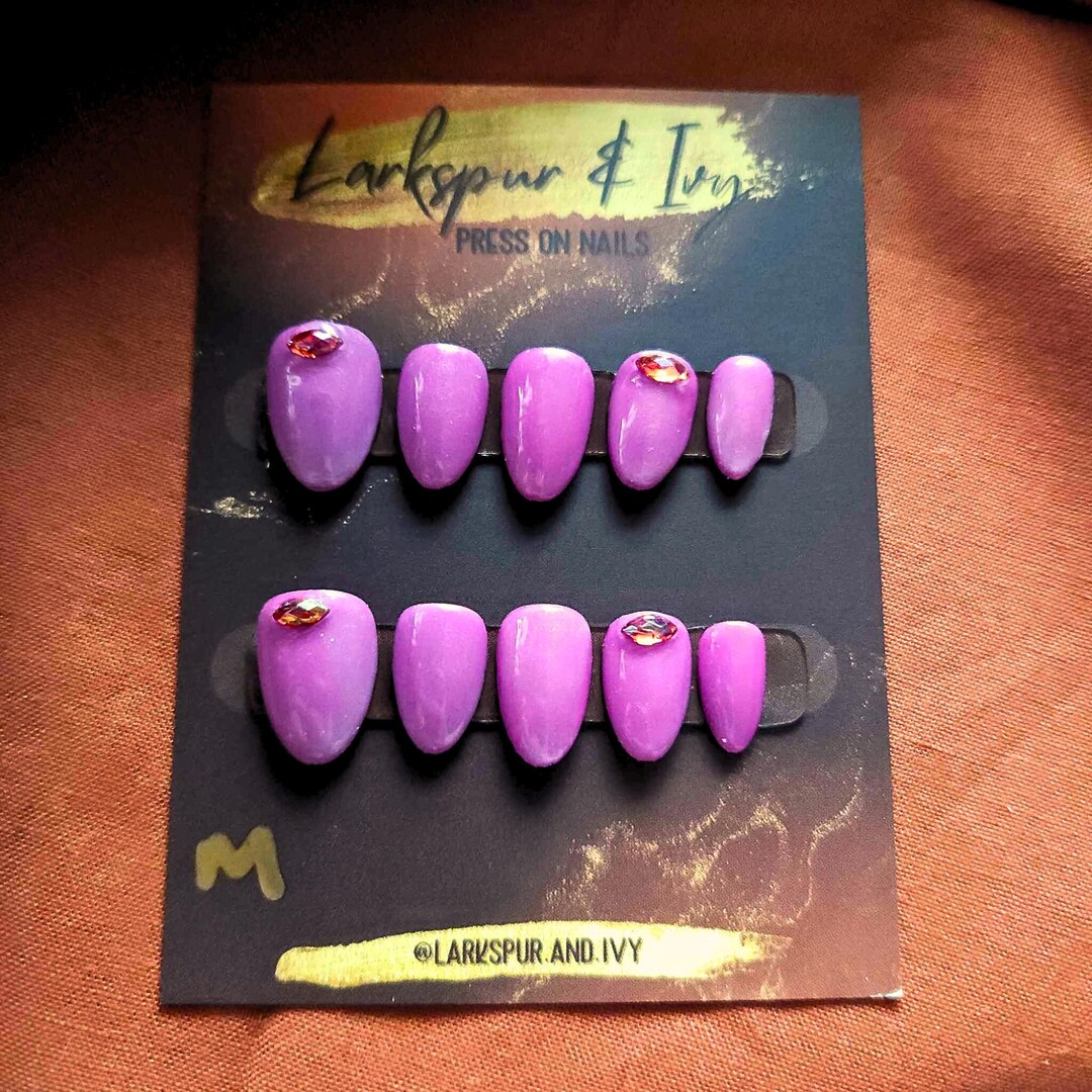 Natural Round Extra Short Hot Pink Fuchsia Apres Gel-x Press on Nails ...