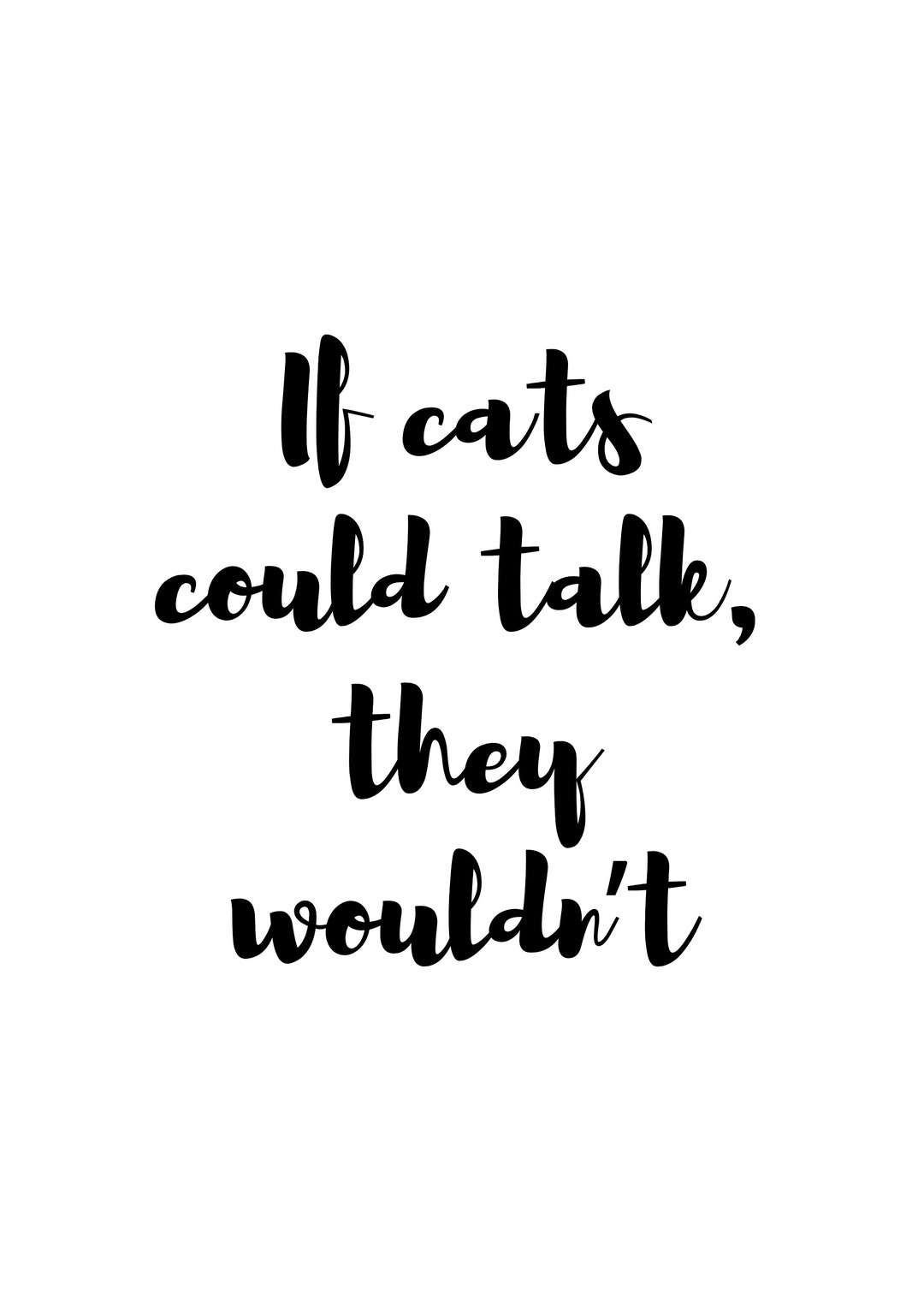 Funny Cat Poster - Etsy