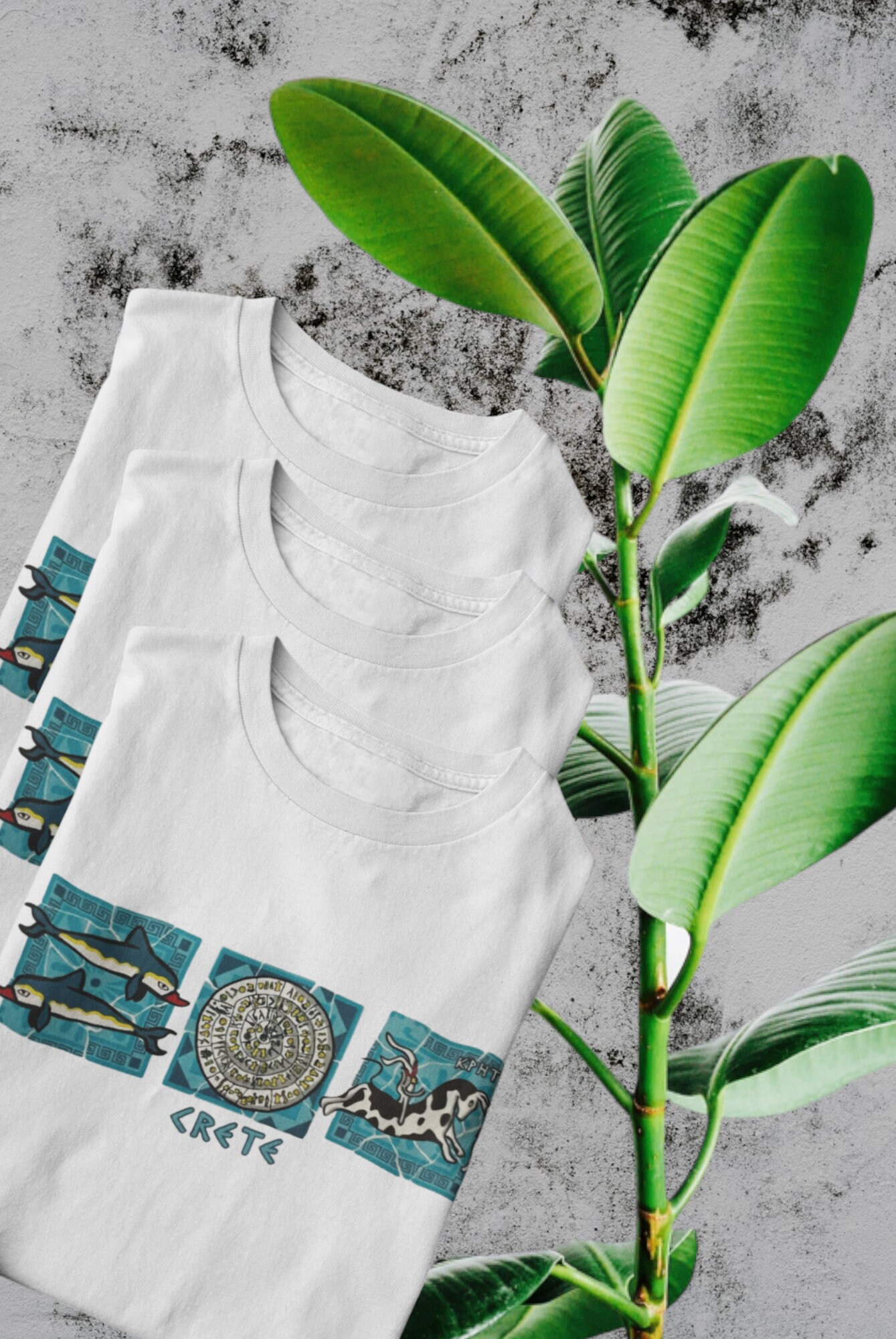 Crete Greece T-shirt: Disc of Phaistos, Minotaur, Minoan Culture - Etsy