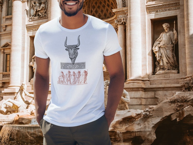 Greek Mythology, Crete Minotaur T-shirt, Ancient Greece, Unisex Shirt ...