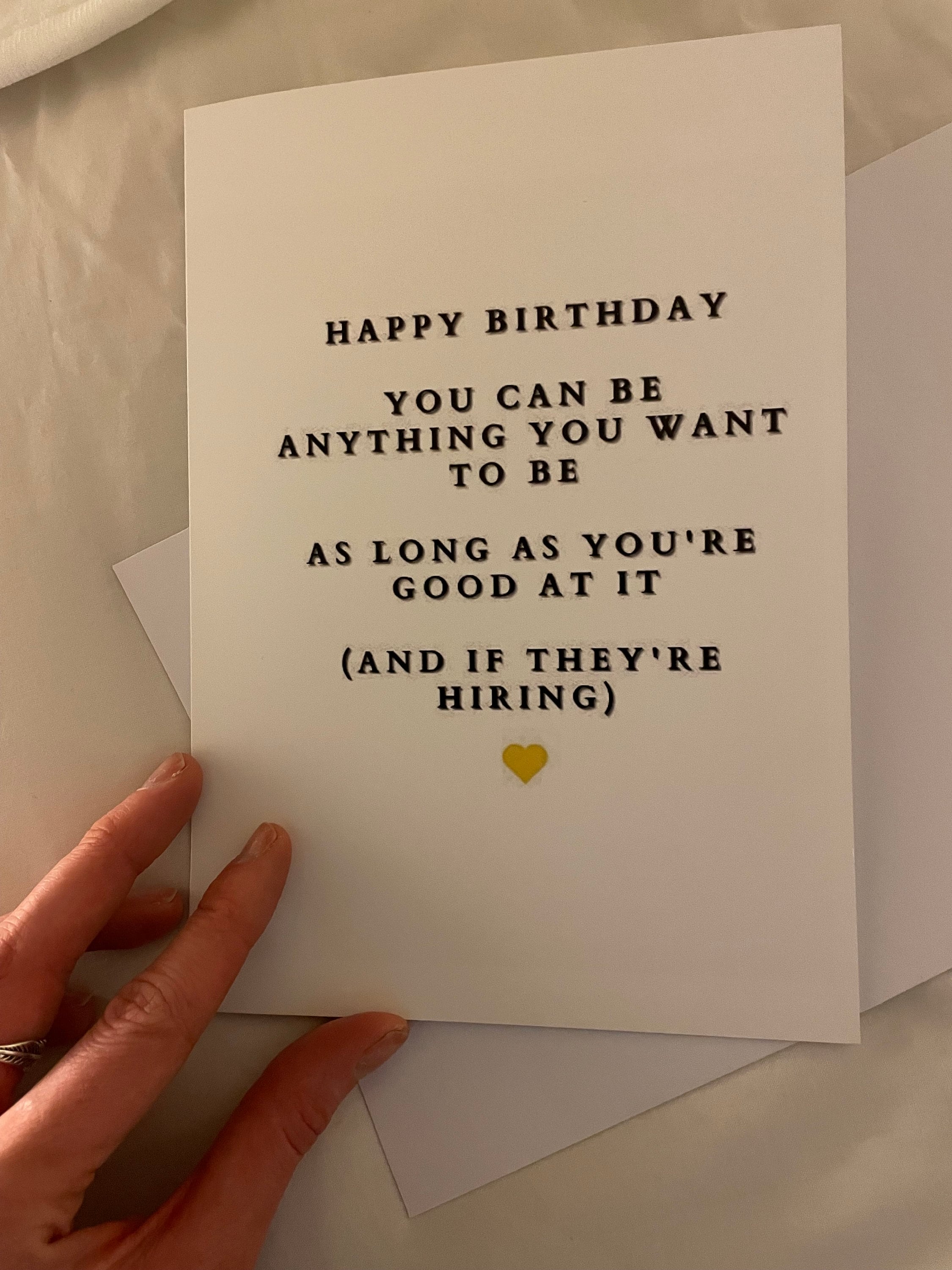 Deadpan Funny Physical Birthday Card happy Birthday You - Etsy