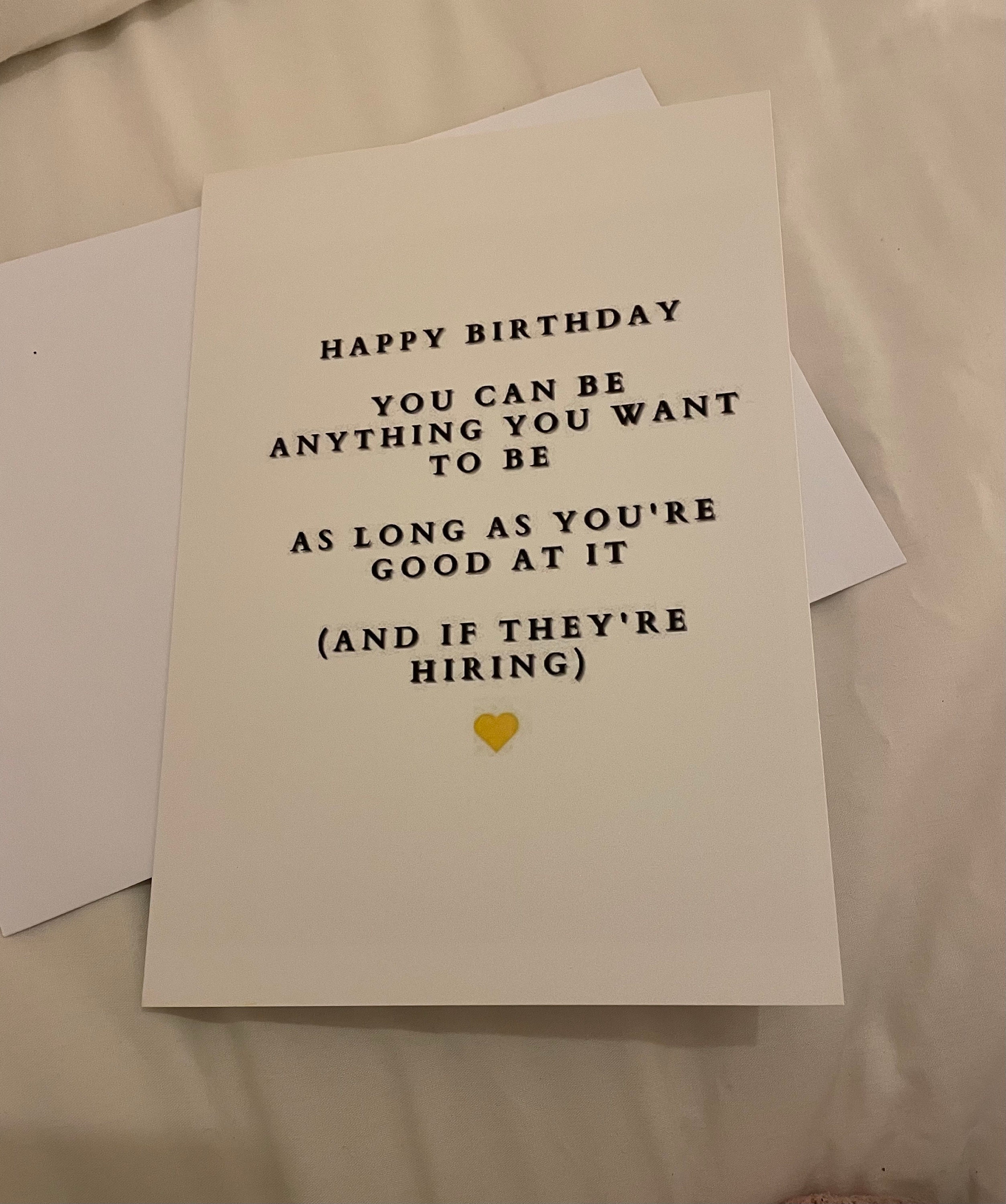 Deadpan Funny Physical Birthday Card happy Birthday You - Etsy