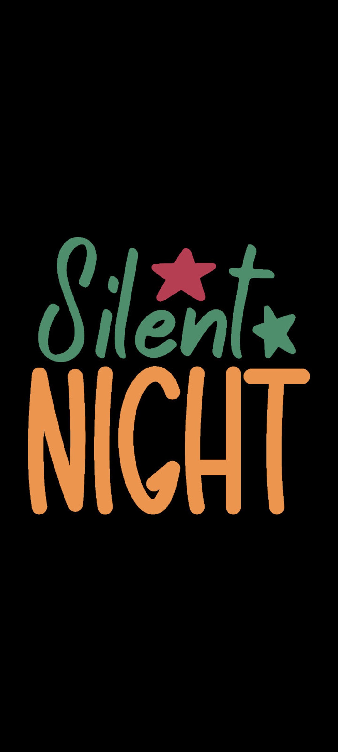 Silent Night SVG - Etsy