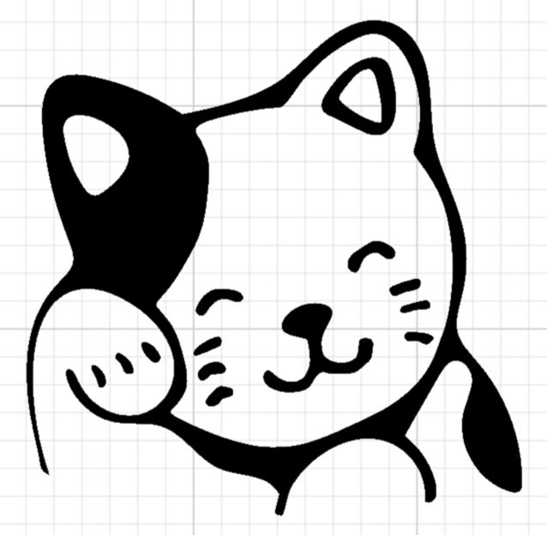 CUTE KITTY SVG - Etsy