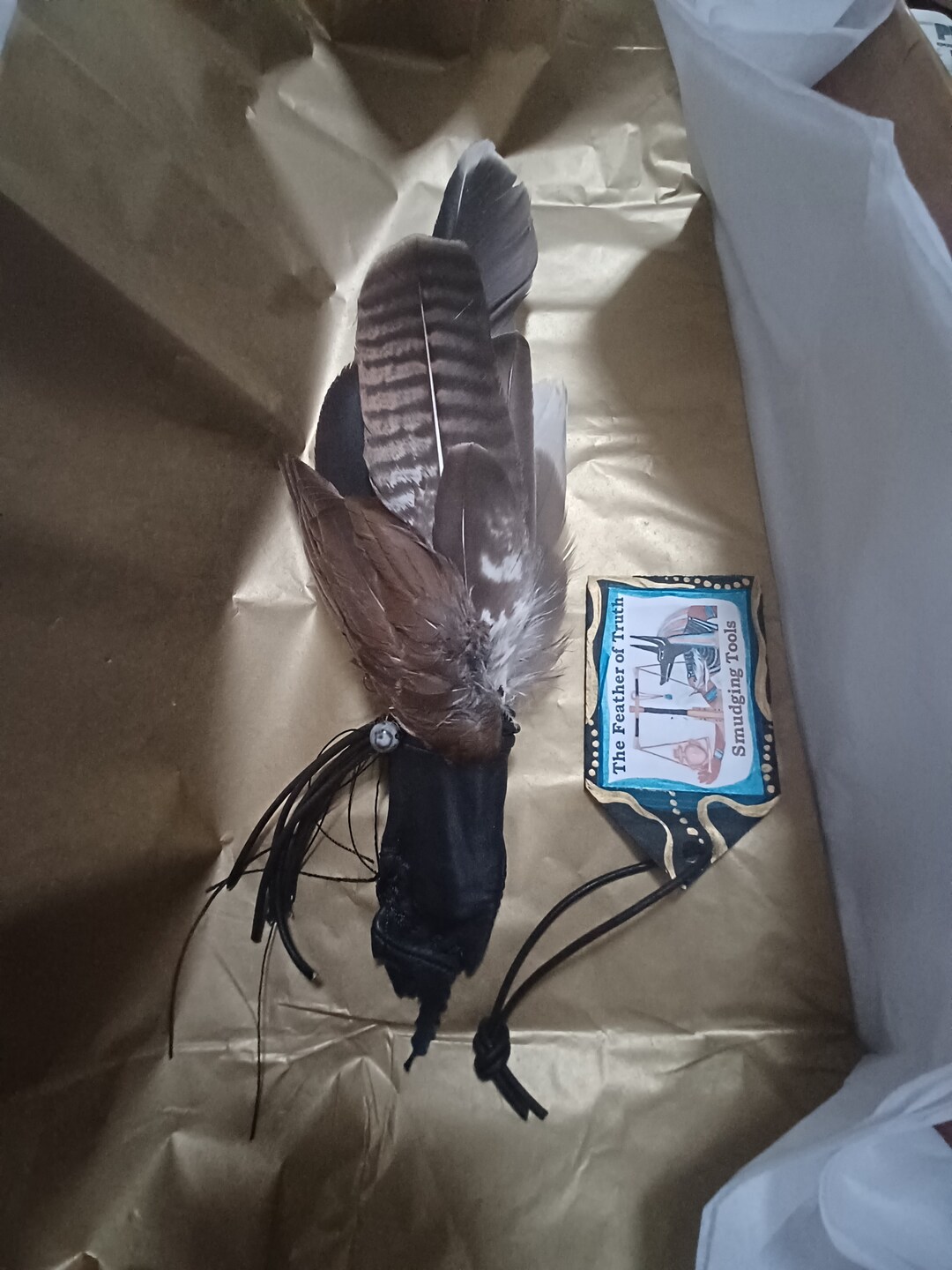 Smudge Feather Tool/ Hawk Tail Feather/ Canada Goose/ Swan/ - Etsy