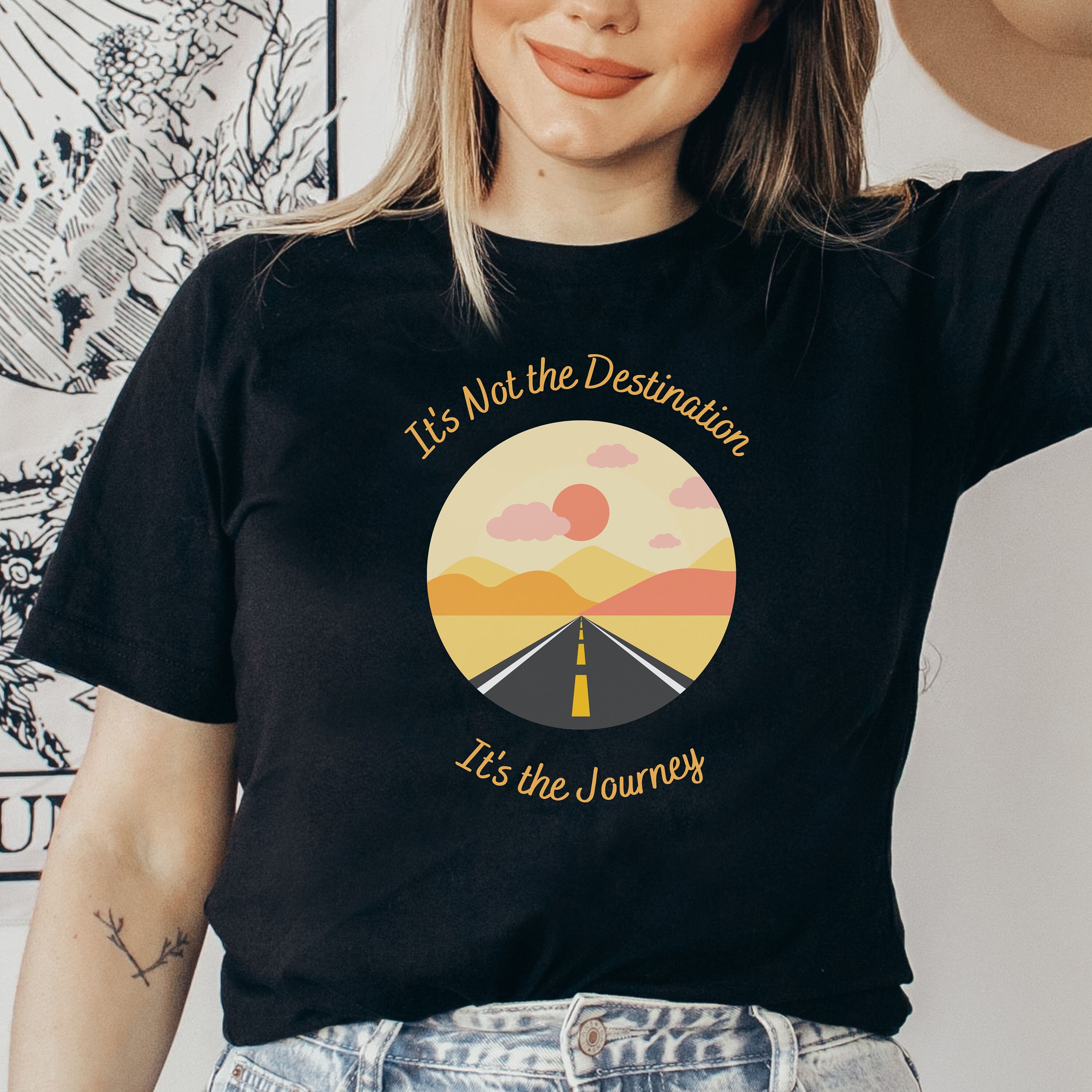 It's Not the Destination... It's the Journey Shirt, Life is Good Tee, the Joy is in the Journey ...