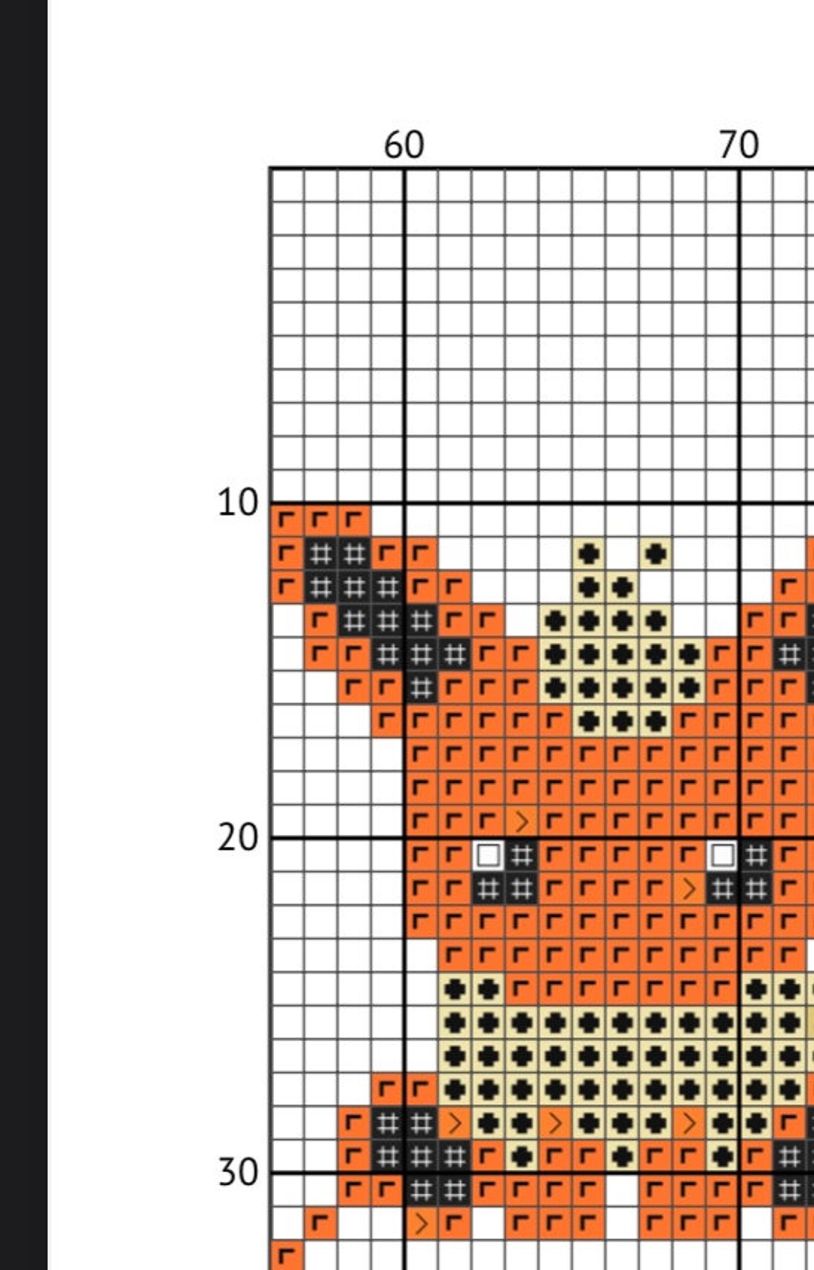 Pixel Eeveelution Diagram Cross Stitch Pattern Guide - Etsy