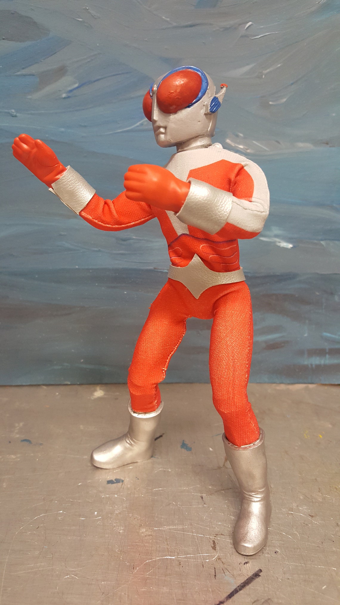 Fireman Tokusatsu Custom Mego Figure - Etsy
