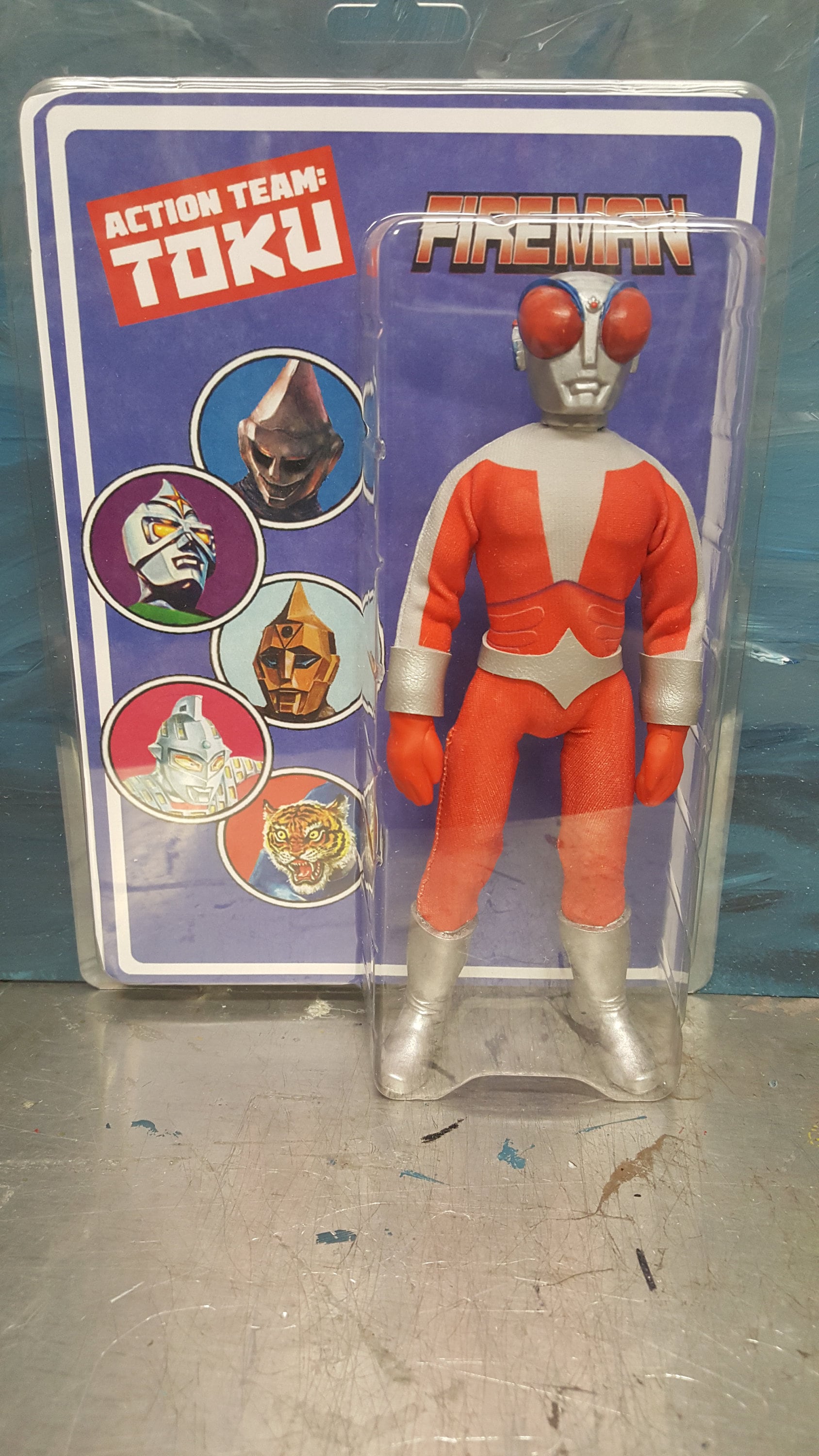 Fireman Tokusatsu Custom Mego Figure - Etsy