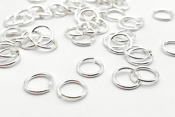 Sterling Silver Filled Jump Rings 925 Sterling Silver O Rings Open Jump Rings Jewelry Findings Etsy