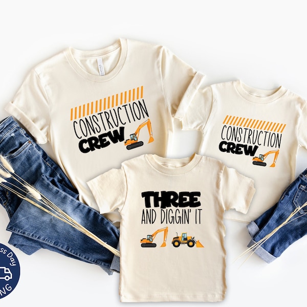 Construction Crew Shirt - Etsy