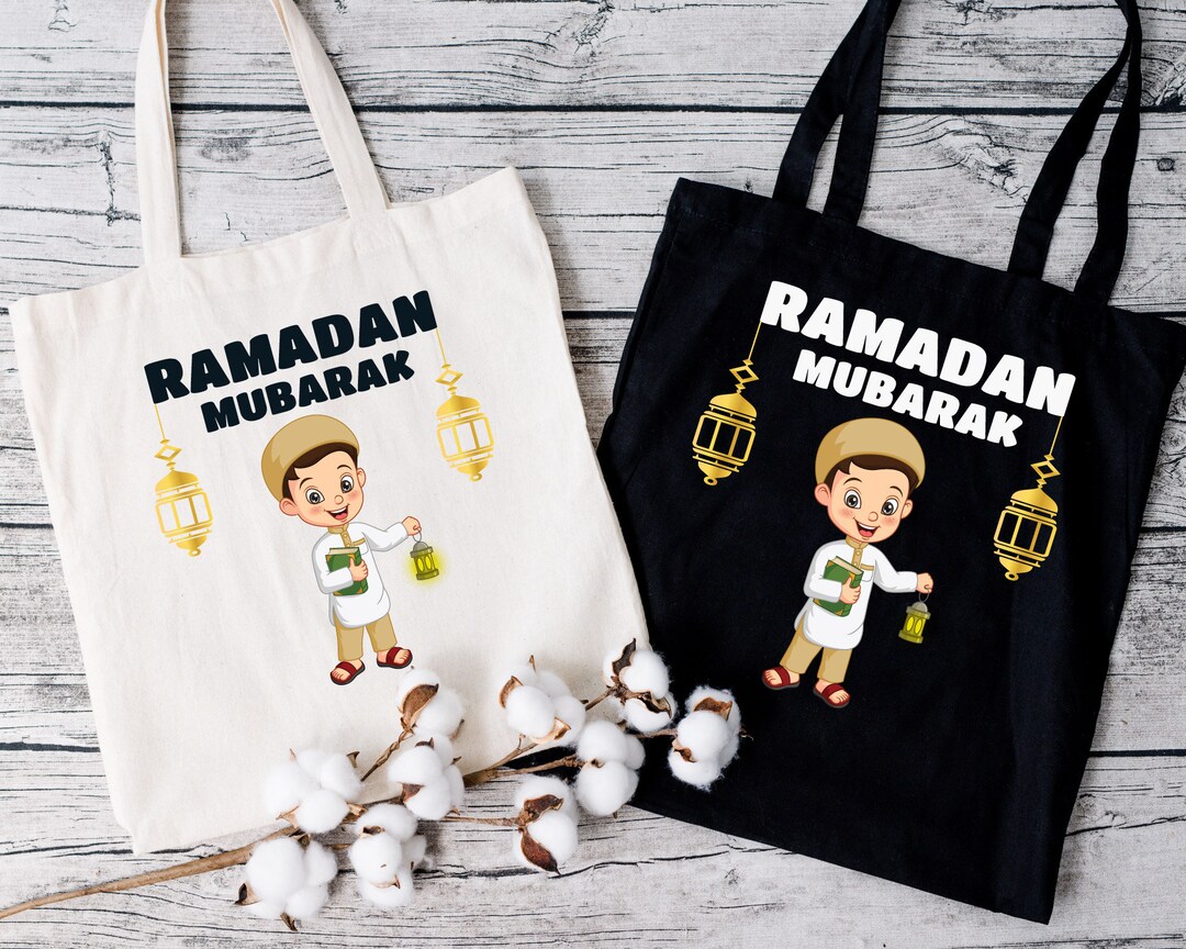 Ramadan Mubarak Cotton Tote Bag for Boys - Etsy
