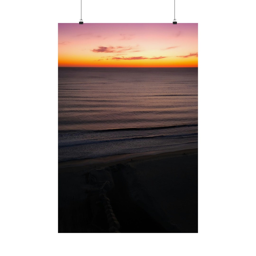 Sunset Beach Matte Vertical Posters - Etsy