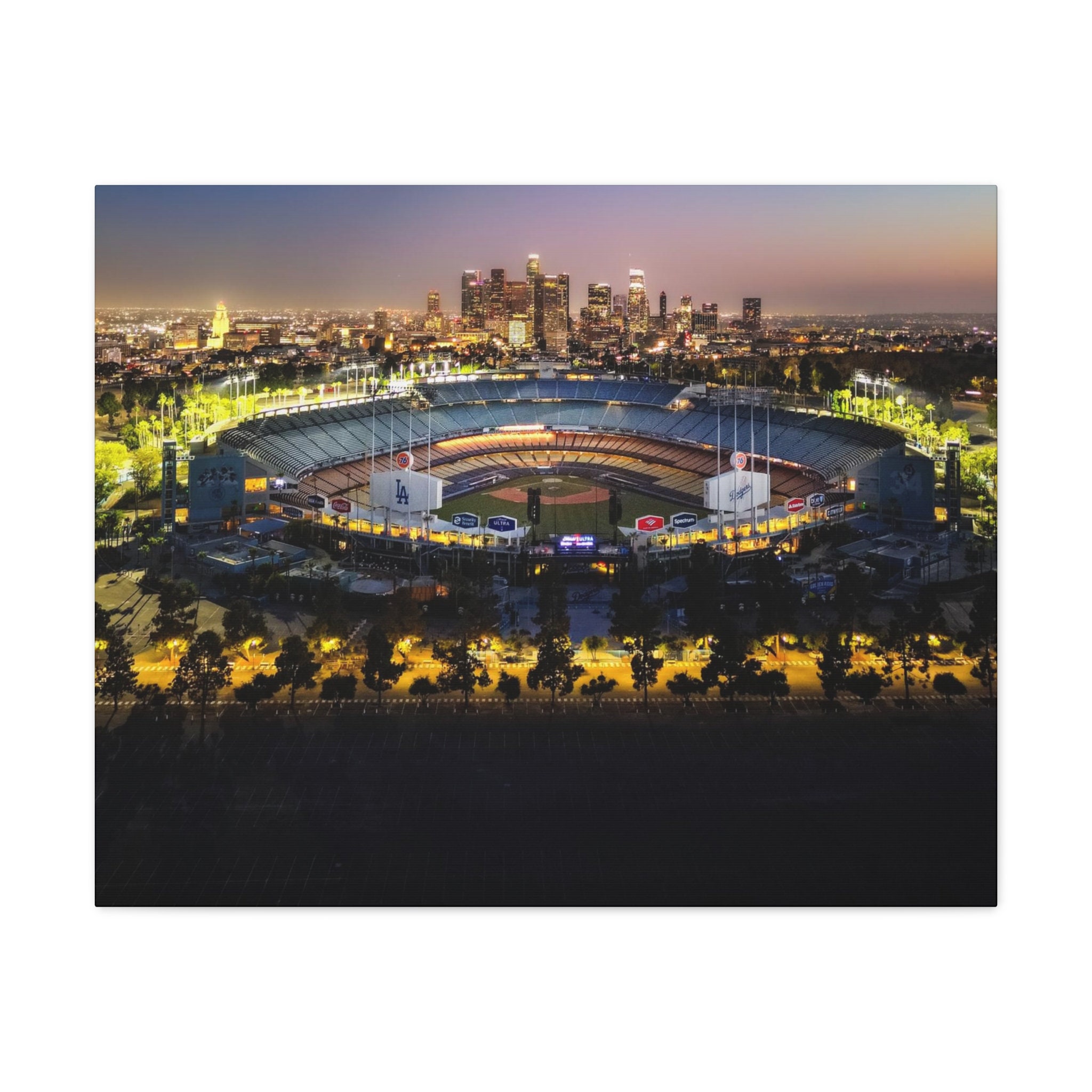 Dodger Stadium Canvas Gallery Wraps - Etsy