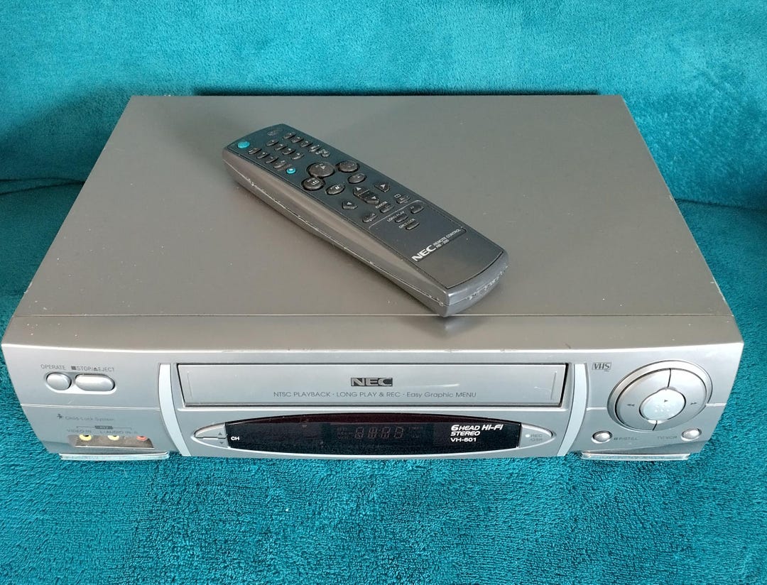 NEC VHS Video Cassette Tape Recorder VCR 6 Head Stereo Sound - Etsy